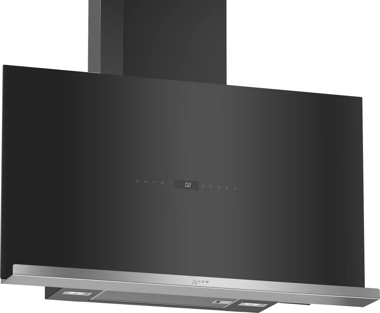 NEFF D95FRW1S2 Cappa a parete 90 cm In vetro nero
