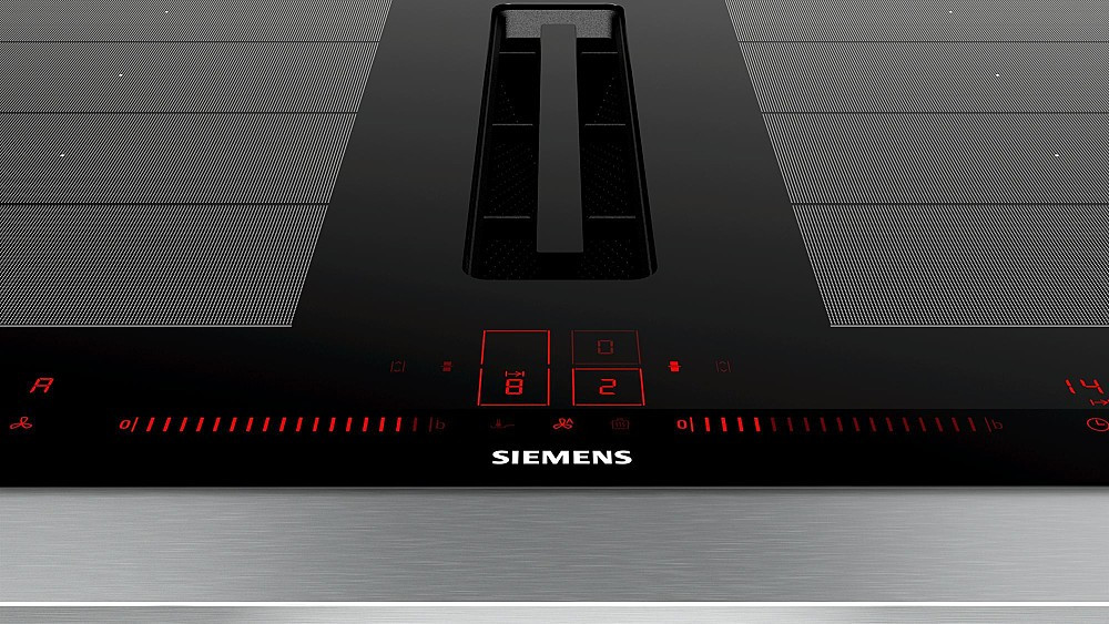 SIEMENS EX875LX67E iQ700 Piano a induzione con cappa integrata 80 cm ...